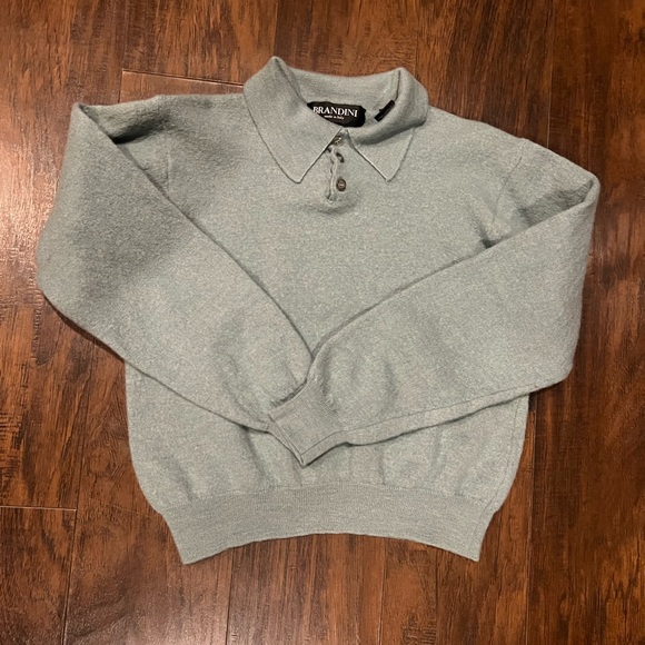 Brandini | Sweaters | Button Up Collared Sweater | Poshmark